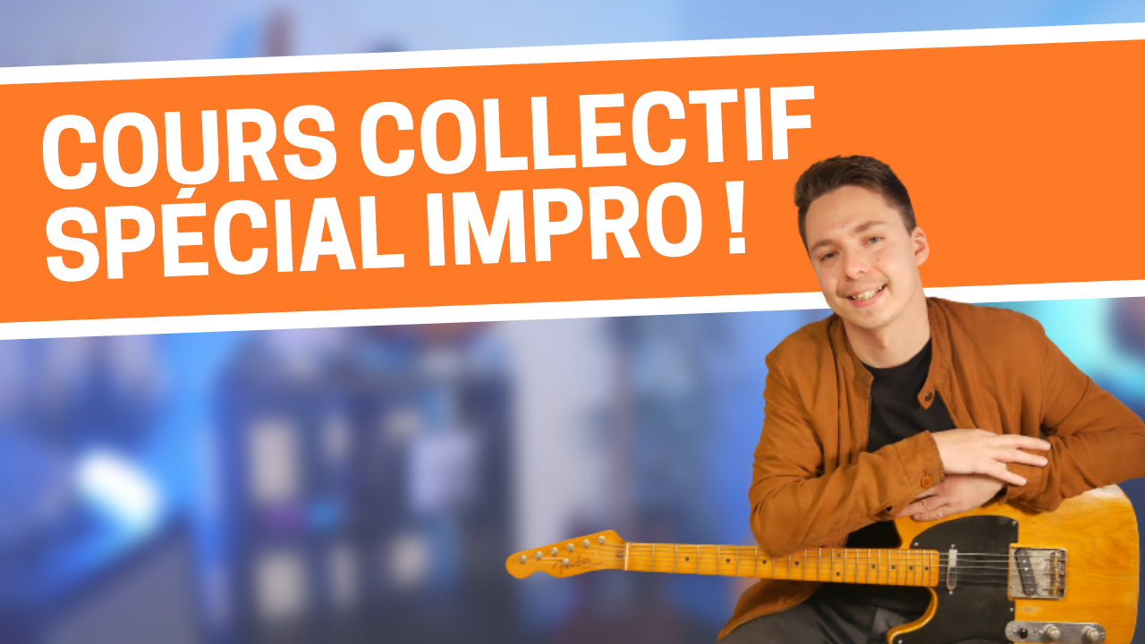 Inscriptions au cours collectif spécial impro - Objectif Guitare